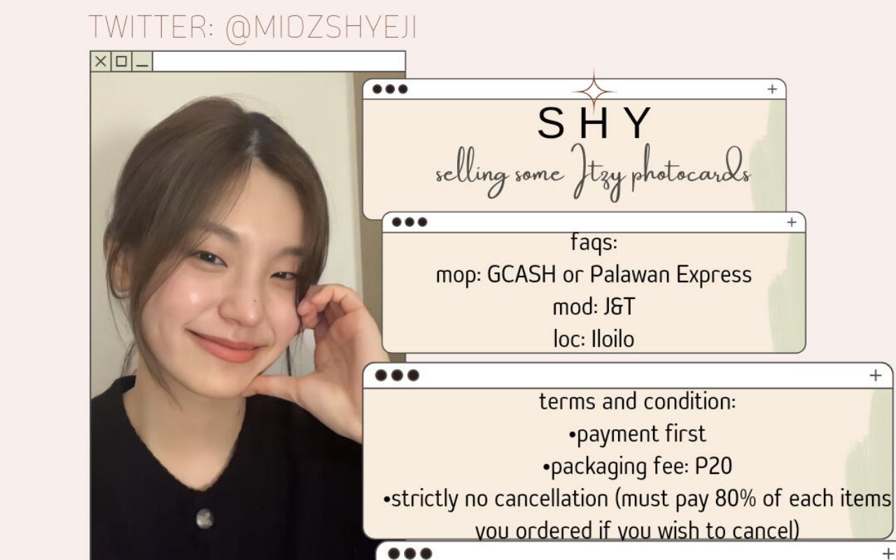 Shy's PC selling